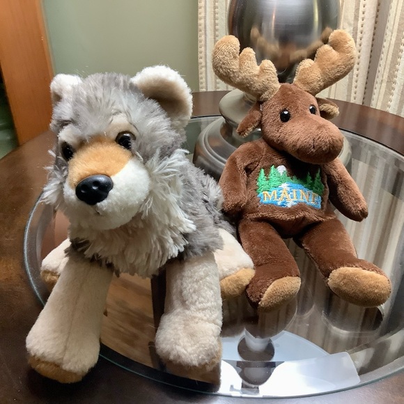Wild Republic | Toys | Wild Republic Timber Wolf Plush 1 Gray And Maine ...